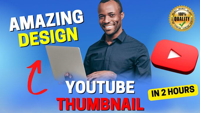 Design amazing youtube thumbnail in 2 hours by Ikkikb | Fiverr
