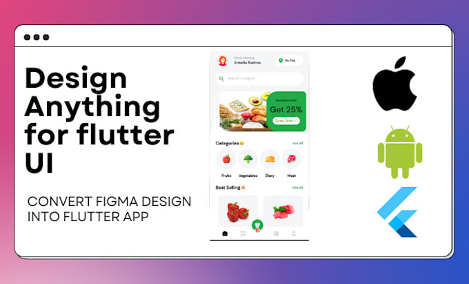 Design Flutter App Flutter Ui Convert Figma To Flutter By Abdulmuqeet304 Fiverr