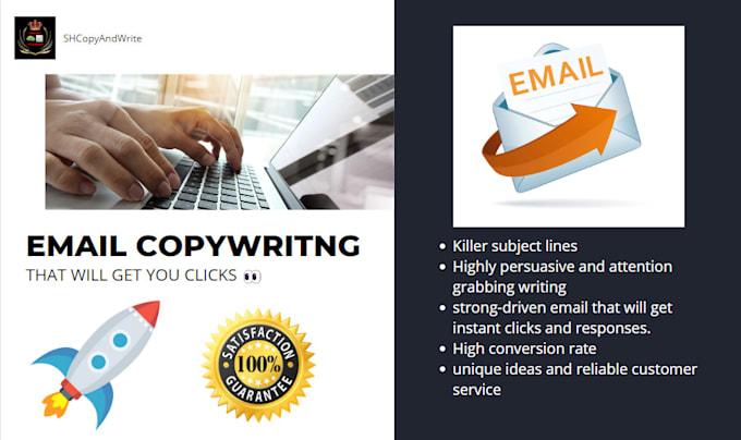 Copywrite a highly persuasive sales marketing email by Shcopyandwrite ...