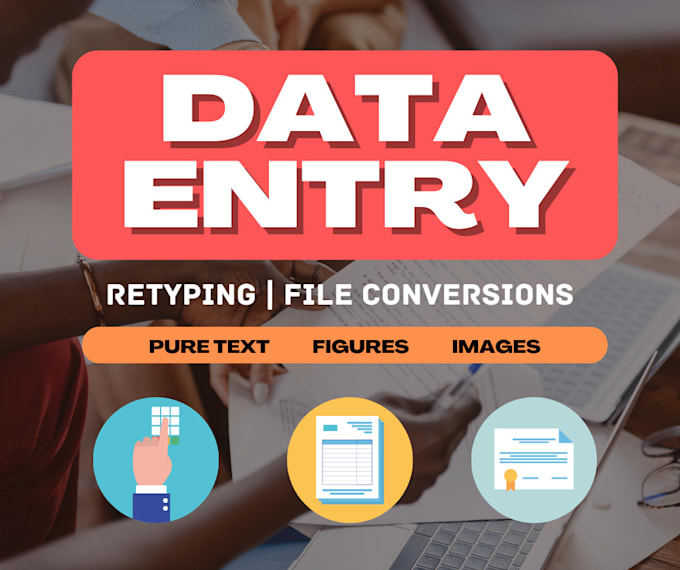 Do retyping and data entries by Jaquenpoy | Fiverr