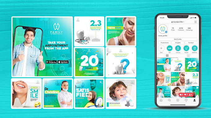 Design unique social media posts for your brand by Ayoubkaplanii | Fiverr