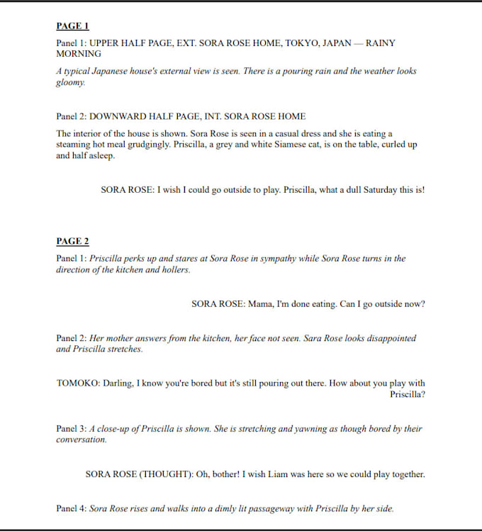 Write your comic book script for you by Franklin_pelumi | Fiverr