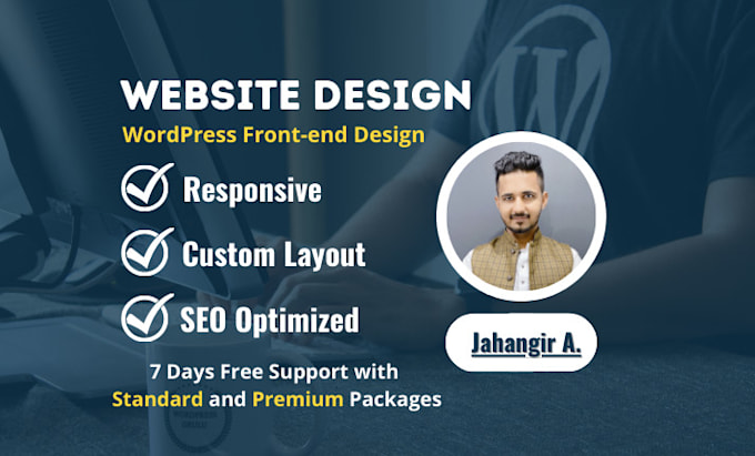 Create unique and modern wordpress website design by Wps_24x7 | Fiverr