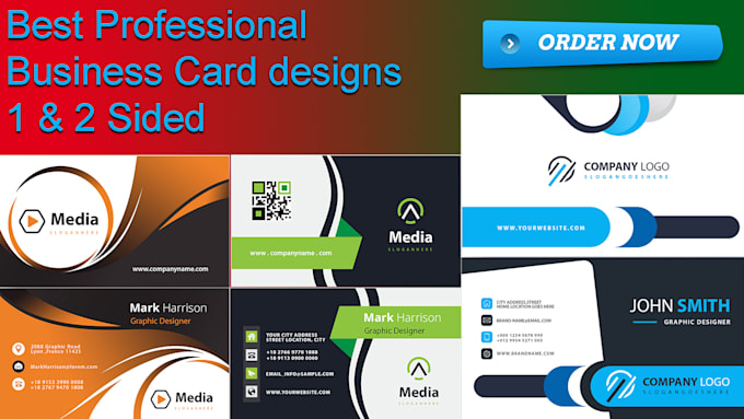 Design single and double sided business card by Designer_ali786 | Fiverr