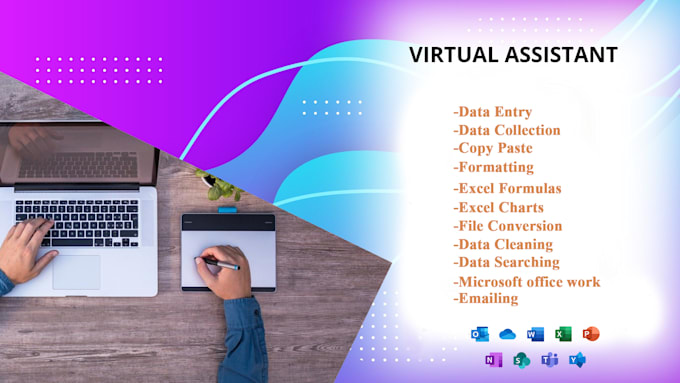 Do all kinds of excel data entry, typing, copy paste as a virtual assistant by Harrisullah | Fiverr