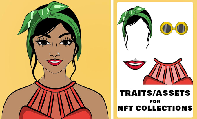 Create characters for 1k 5k 10k nft art collection by Artlogographic | Fiverr