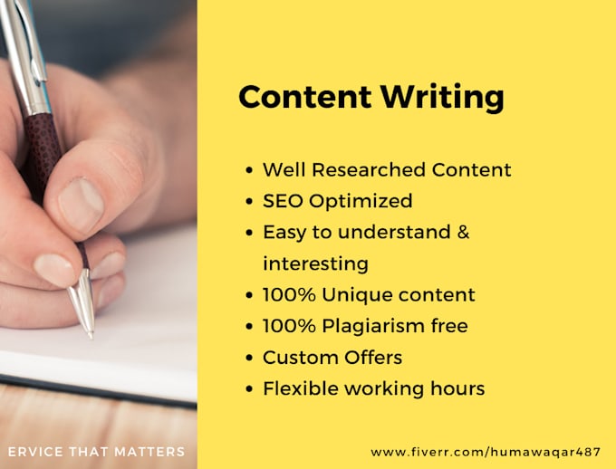 Write fascinating articles blogs by Humawaqar487 | Fiverr