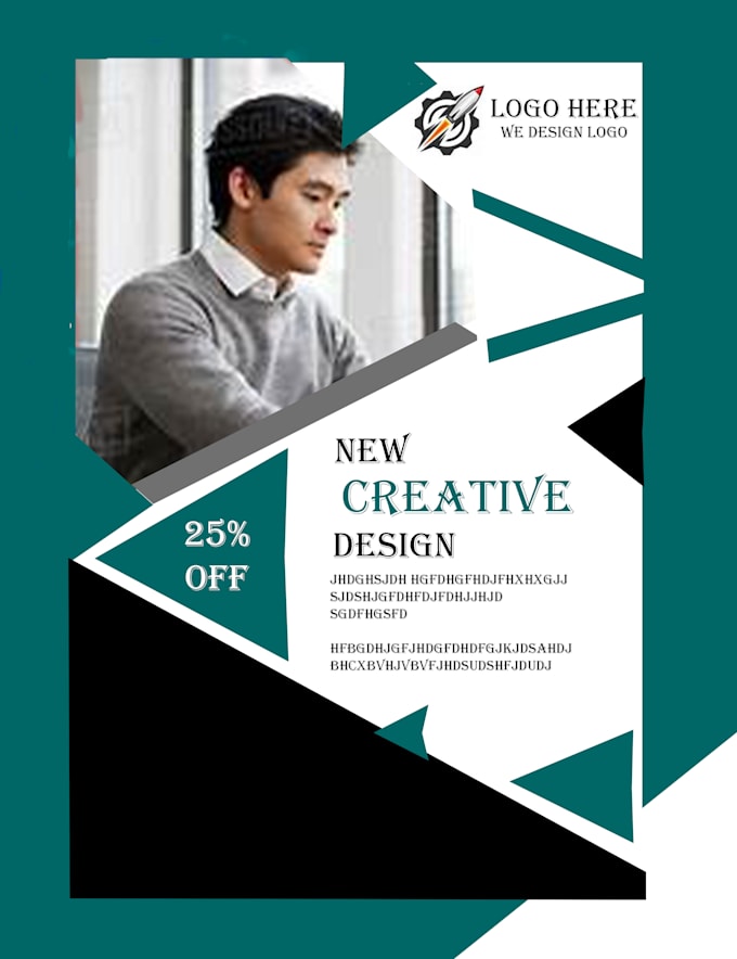 Do flyer design, logo design, vector tracing by Waseemmalik836 | Fiverr