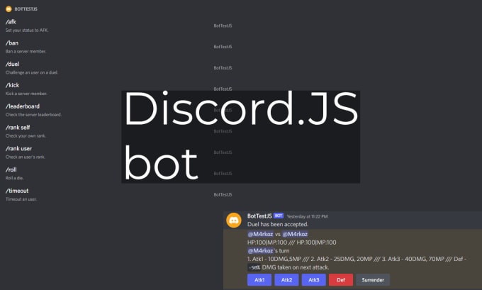 Create A Discord Bot In Javascript By M4rkoz Fiverr 6809