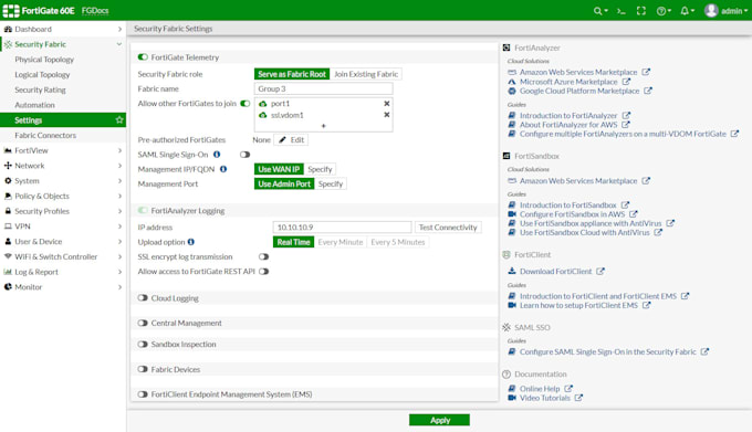 Configure fortinet firewall according to your requirement by Usti_house ...