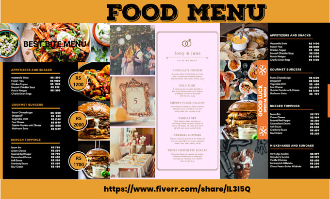 Do creative editable restaurant menu design by Waleedrandhawa | Fiverr