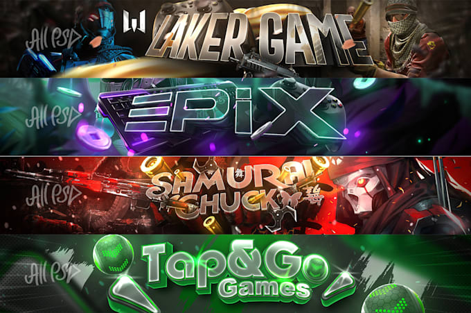 Design best youtube banner by Vlad_433 | Fiverr