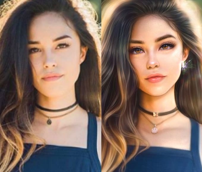 Draw amazing realistic digital portraits by Kis_aw | Fiverr