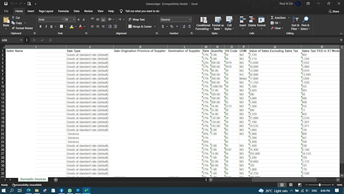 Do ms excel and ms word mail merging and pivoting by Razamzai | Fiverr