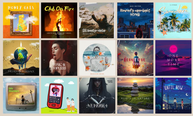 Design a creative song or album cover art of any theme by Bhavy_25 | Fiverr