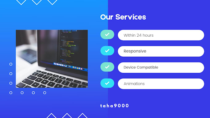 Create a good looking static website by Taha9000 | Fiverr