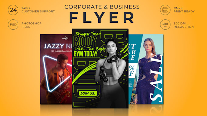 Design professional flyer leaflet banner for your business by ...