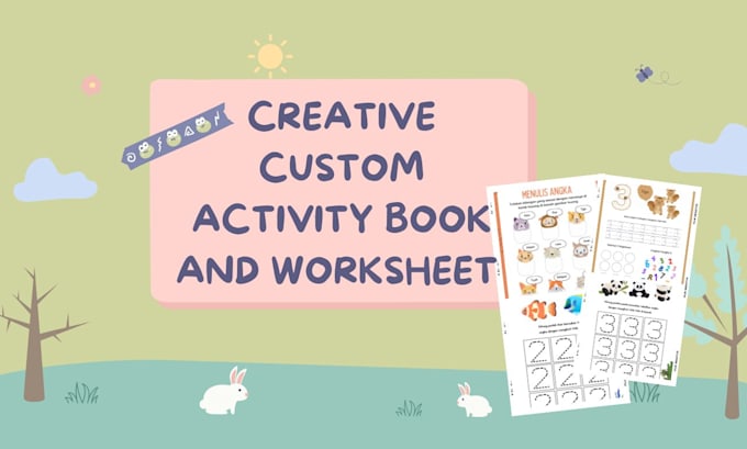 Design custom kids worksheets and children activity book by Kharisma ...