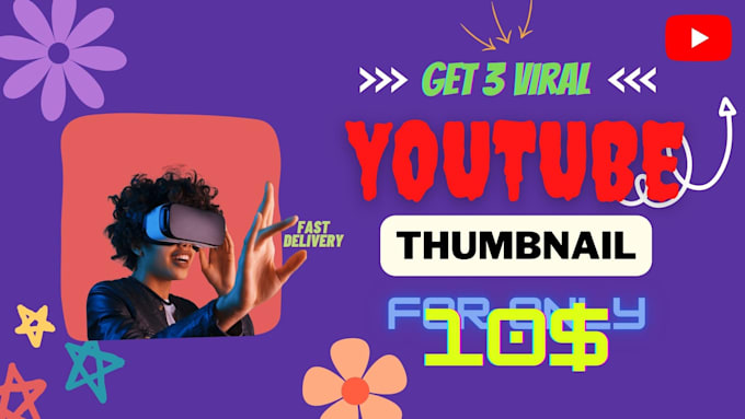 Design attractive youtube, facebook, insta video thumbnail by Runit12 ...