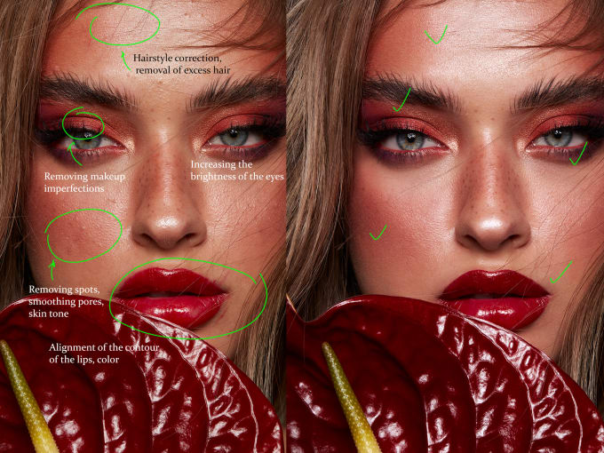 Do Beauty Natural Retouch By Medianaretouch Fiverr