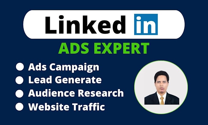 Setup optimize and manage linkedin ads campaign by Dm_johnson | Fiverr
