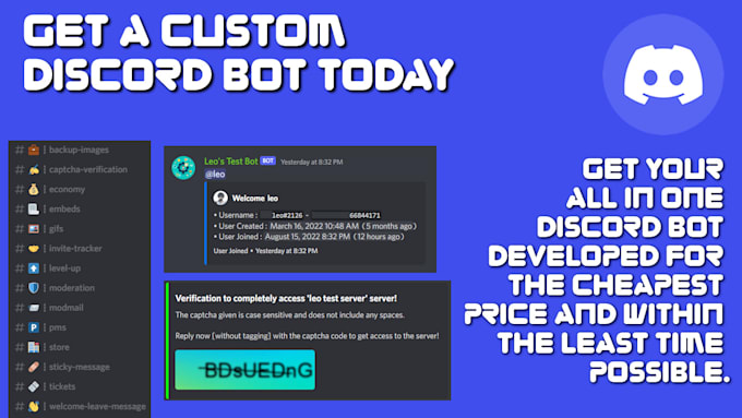 Make your custom discord bot in the fastest time possible with the ...