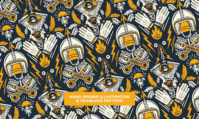 Create seamless pattern design for you by Ashusingh07 | Fiverr