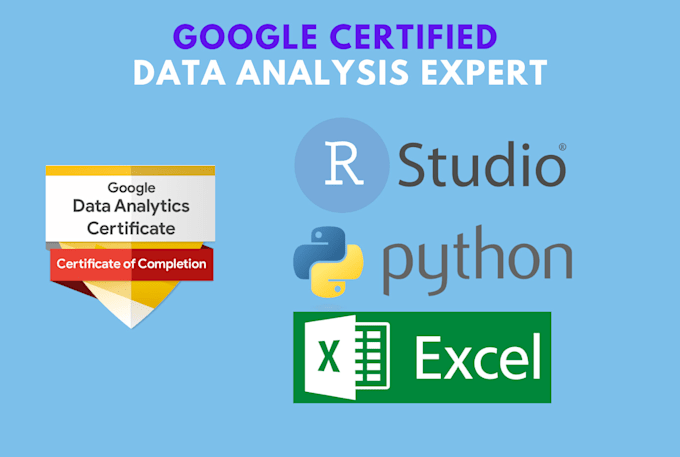 Do anything in excel, python, tableau, rstudio by Data_analyst111 | Fiverr