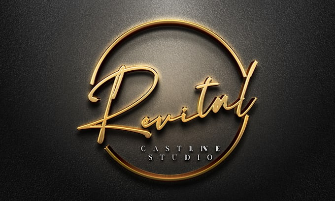 studio logo design 3d