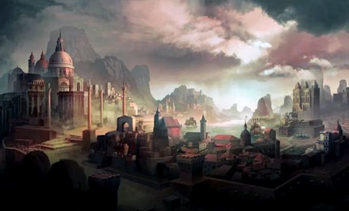 Create epic, scifi, fantasy, realistic environment by Carlsonrfg | Fiverr