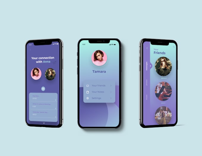 Design ui ux for mobile app in figma by Tamaracurcic | Fiverr