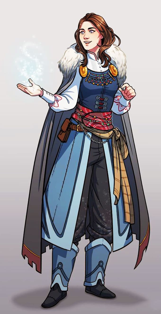 Do dnd character art or fantasy character art commission by Annadoli ...