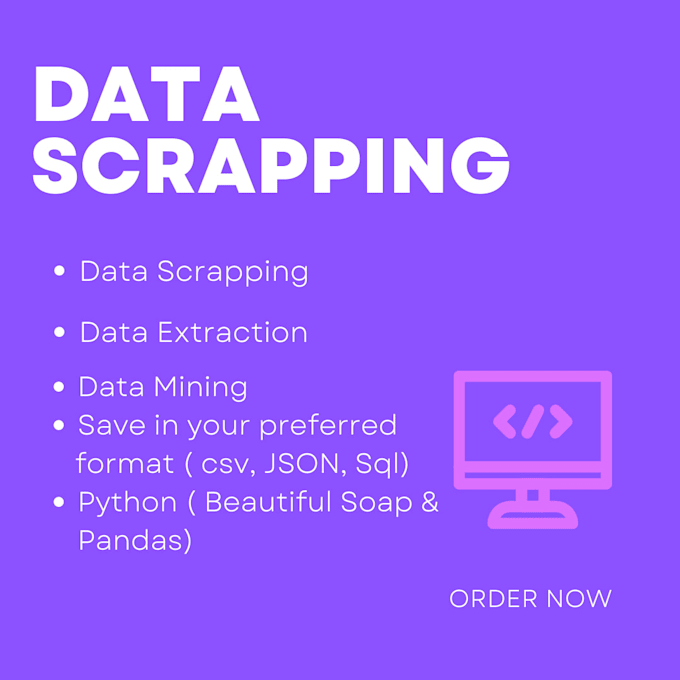Do Web Scraping Data Extraction And Mining In Python By Airaskhan Fiverr