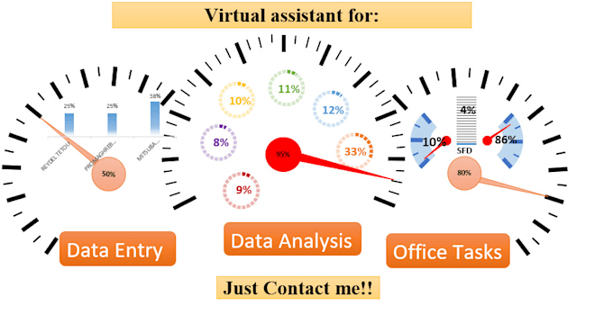 Be your virtual assistant for data entry, data analysis, and any other ...