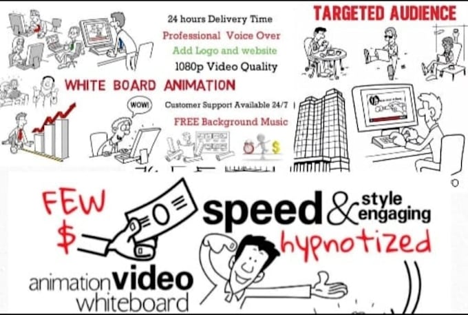 Animate custom professional whiteboard animation explainer video by ...