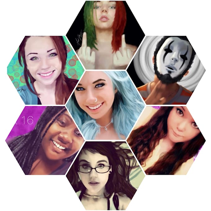 Redesign any picture into a digital portrait by Kingjamesart | Fiverr