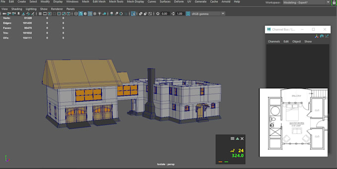 3d model your archviz projects for ar vr or render by Santiagob06 | Fiverr