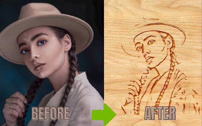 Transform photos into realistic woodcuts by Danushka4185 | Fiverr
