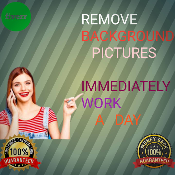 Remove background picture immediately by Humairapk | Fiverr