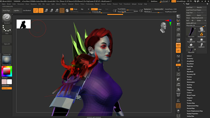 Create 3d character model from 2d artwork by Imraneouahri | Fiverr