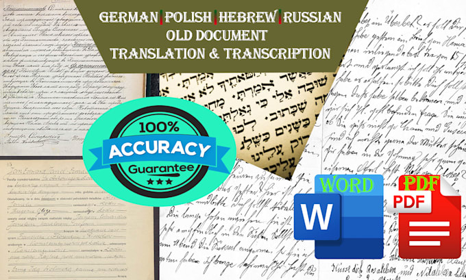 Do your old polish, german, and russian document transcript and ...