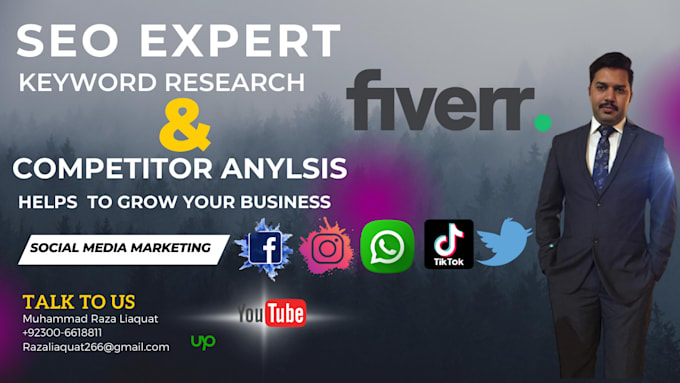 Do keyword research and competitor analysis by Razaliaquat | Fiverr