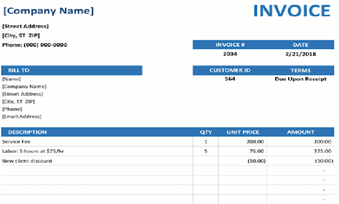 Create an automatic excel invoice and points of sales by Saiawan | Fiverr
