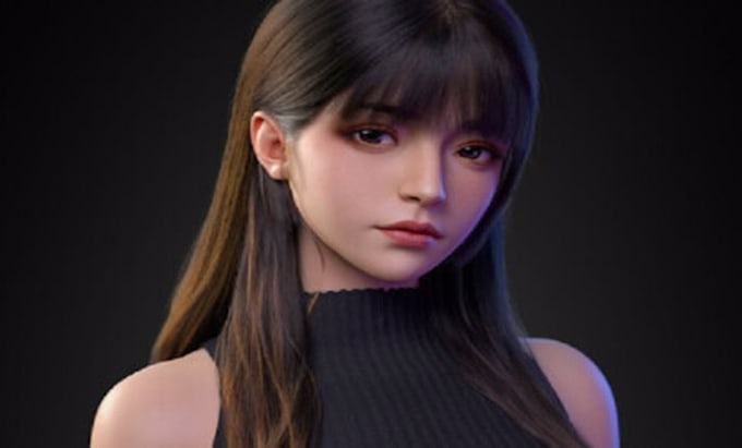 Design 3d metahuman, 3d character model, metahuman 3d sculpting blender ...