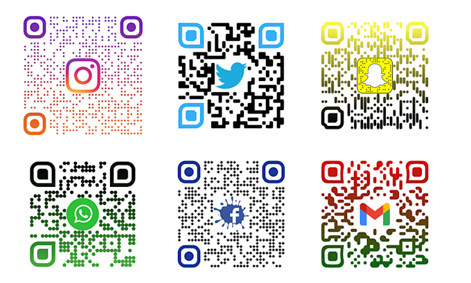 Design a custom qr code with logo of your brand by Hanan_khawar10 | Fiverr