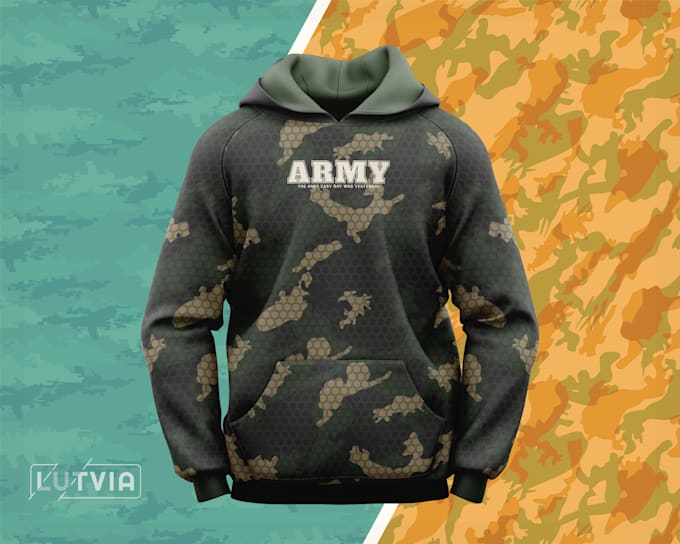 Create custom camouflage seamless pattern for your brand by ...