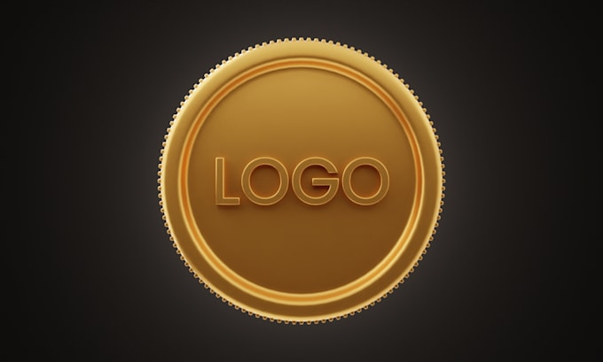 Create custom 3d coin illustration with your logo by Derirus | Fiverr