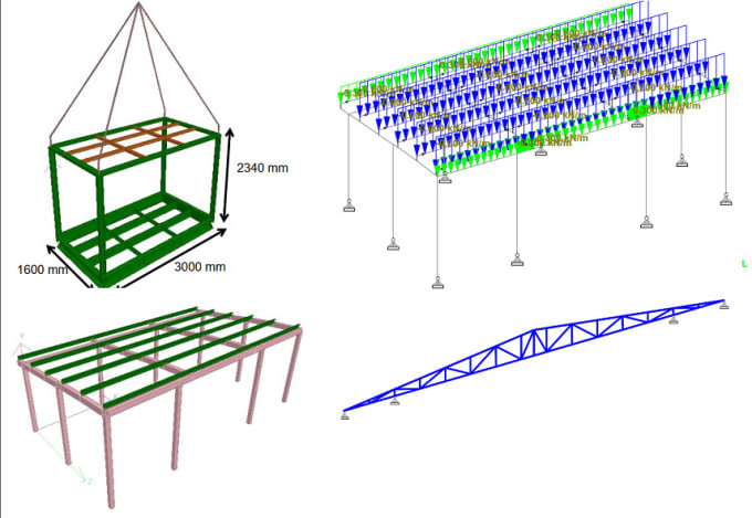 Do professional design for steel structures and connections by Jenany6 ...
