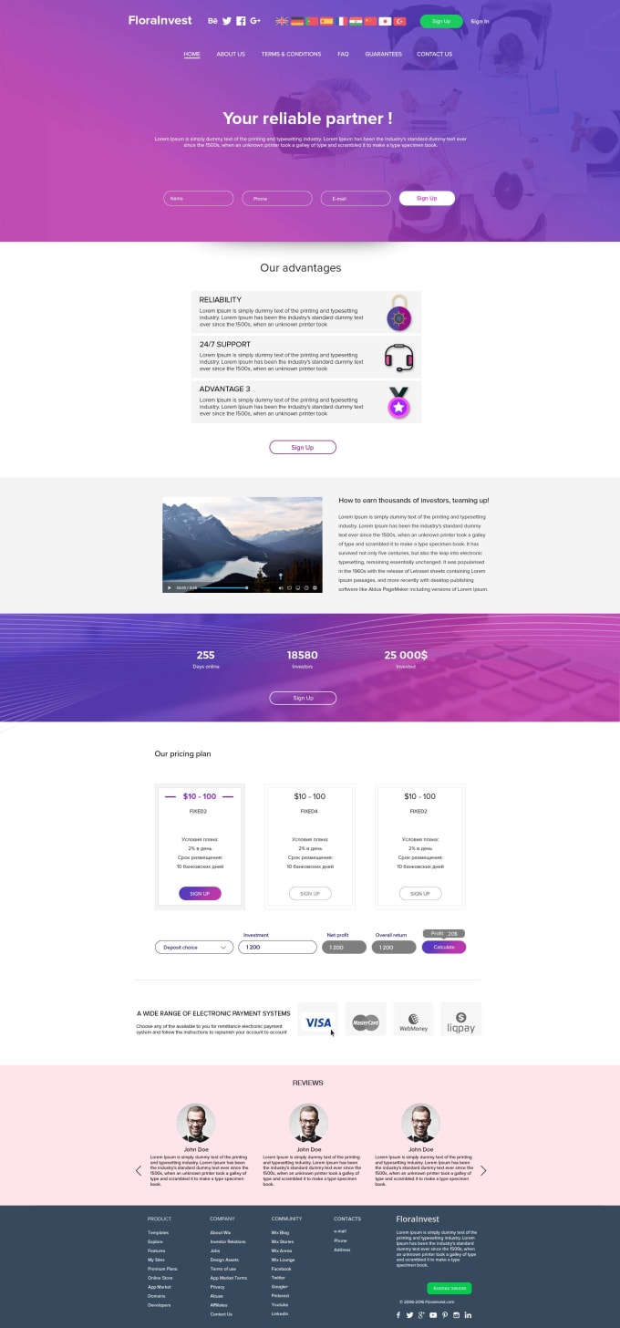 Create landing page design by Adesign079 | Fiverr Create landing page design by Adesign079 | Fiverr