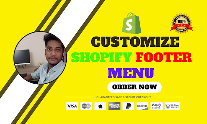 Professionally customize shopify footer menu by Nafijhossain | Fiverr
